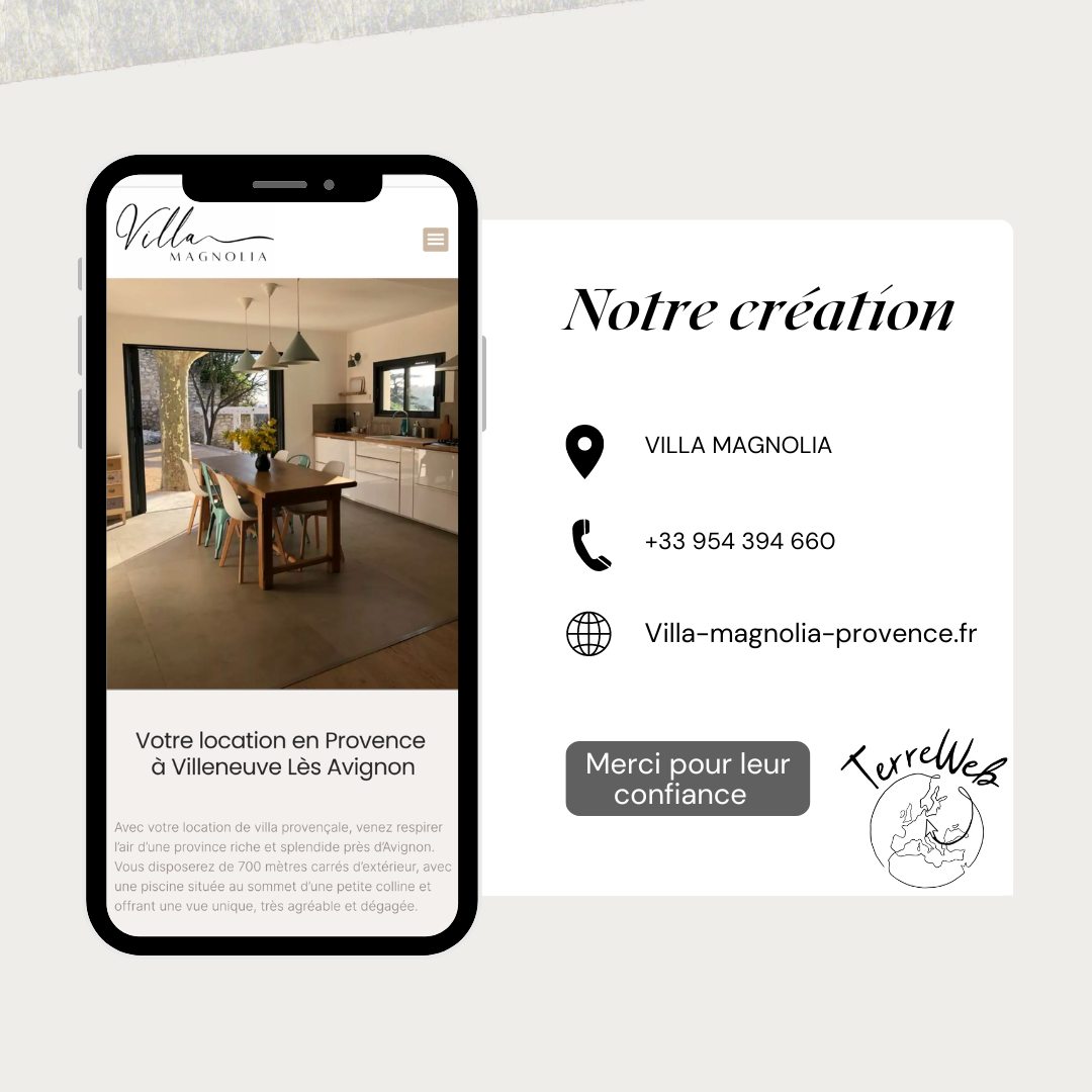Réalisations - TerreWeb Creation site internet à Marseille & Cannes